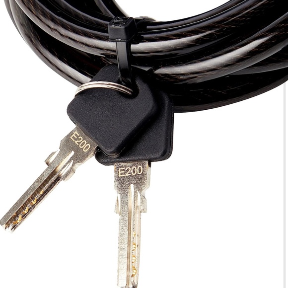 Amazon Basics | Other | Amazon Basics 6 Ft Adjustable Bike Cable Key ...